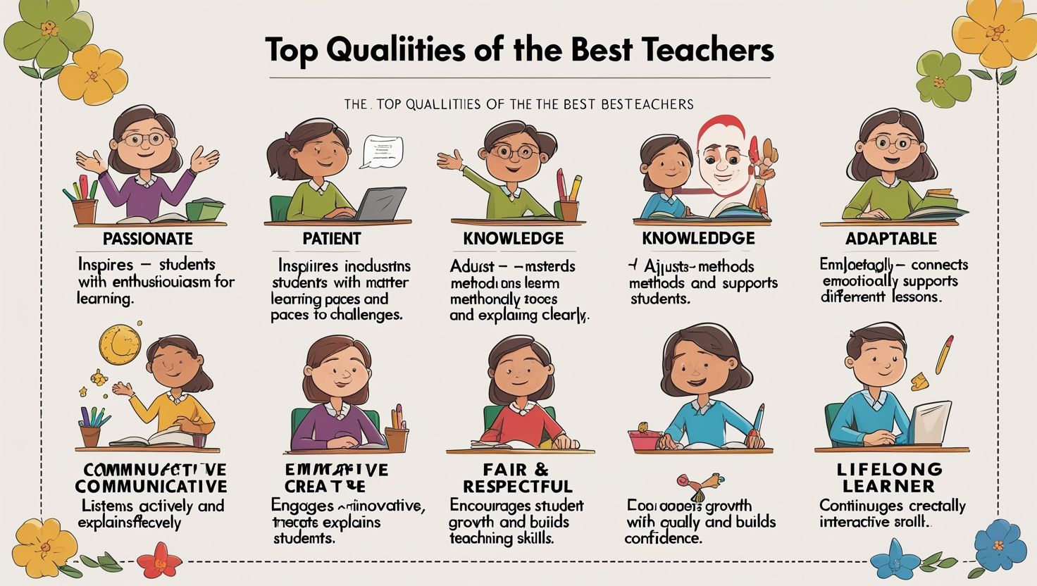 Top Qualities of best Teacher - Teachers Guide