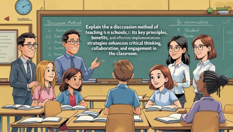 The Discussion Method of Teaching in Schools - Teacher's Guide