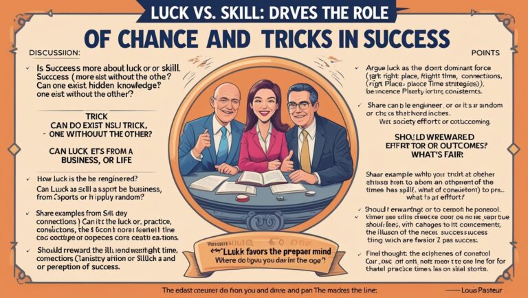 Luck vs. Skill: The Role of Chance and Tricks in Success - Teacher's Guide