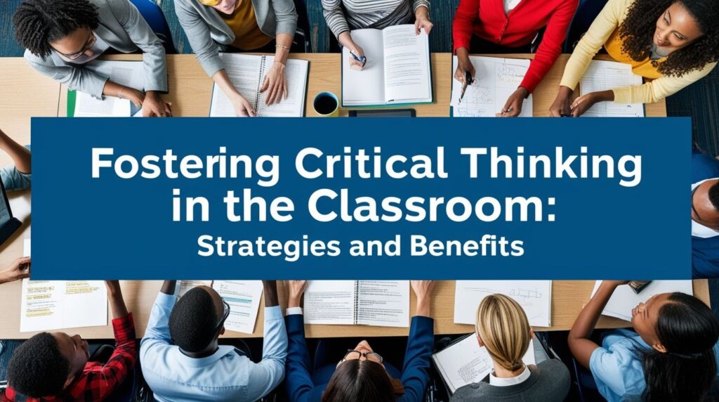 Fostering Critical Thinking in the Classroom: Strategies and Benefits ...