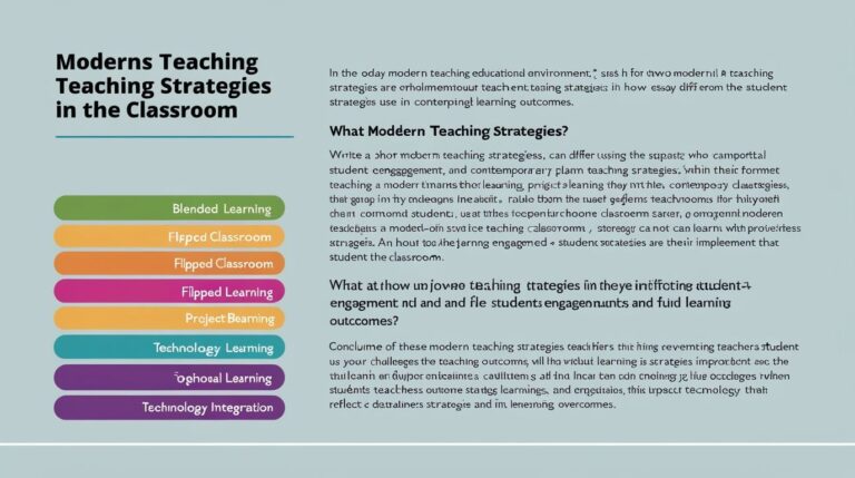 Modern Teaching Strategies in the Classroom - Teacher's Guide