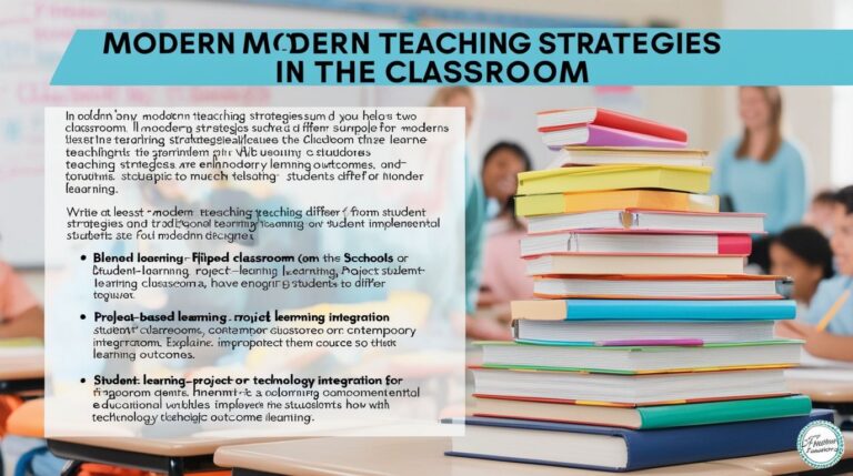 Modern Teaching Strategies in the Classroom - Teacher's Guide