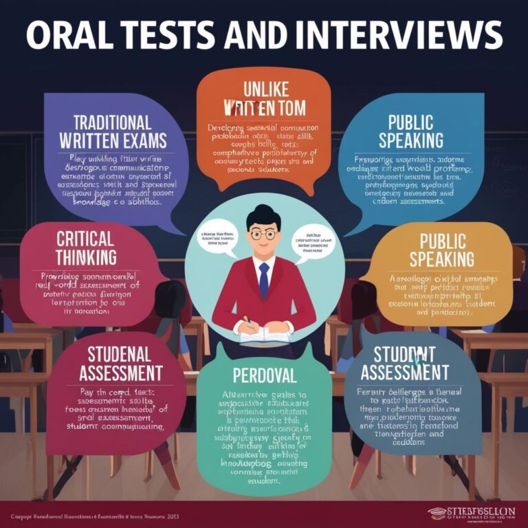 The importance of oral tests and interviews in education - Teacher's Guide