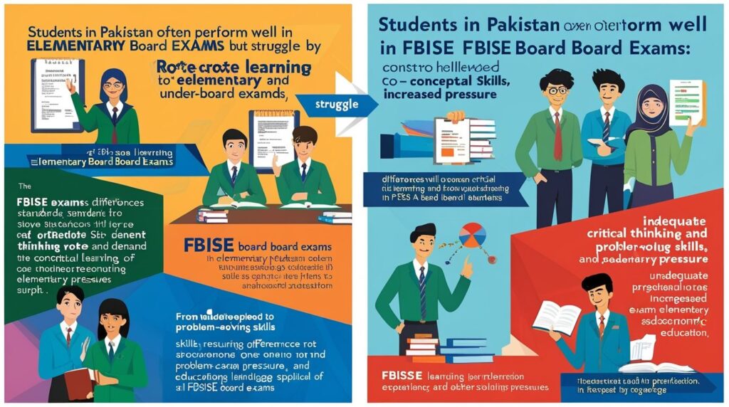 Performance in FBISE Board Vs in Elementary Boards - Teacher's Guide