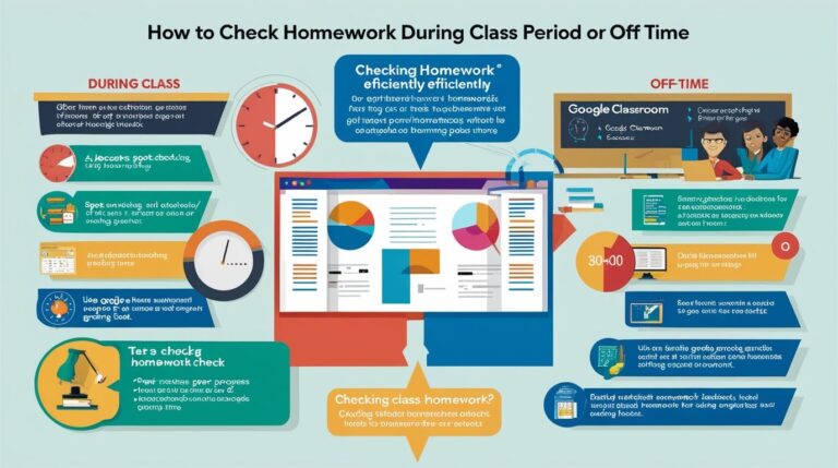 How to Check Homework During Class Period or Off Time - Teacher's Guide