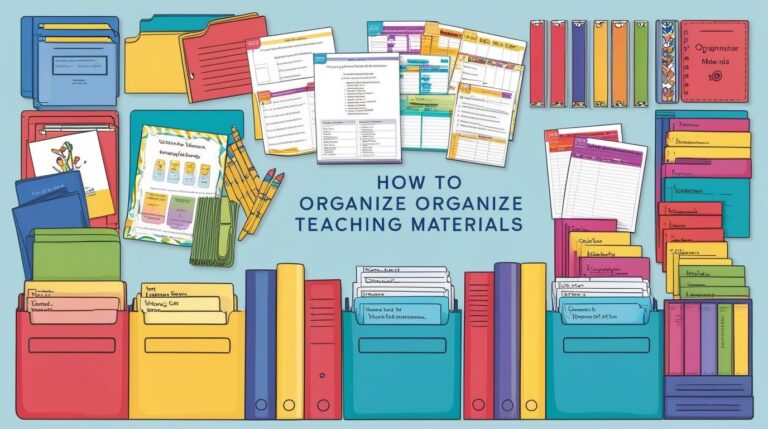 How to Organize Teaching Materials - Teacher's Guide