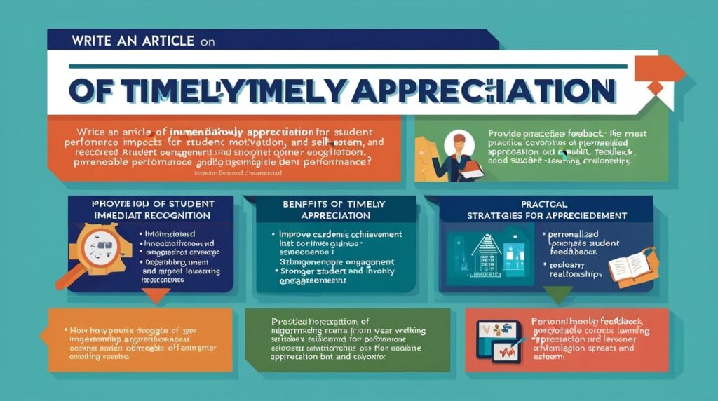 Timely Appreciation for Student Performance - Teacher's Guide