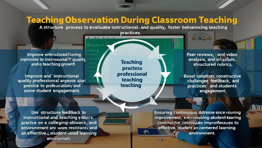 Teaching Observation During Classroom Teaching - Teacher's Guide