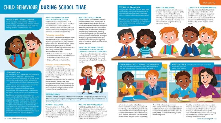 Child Behaviour During School Time - Teacher's Guide