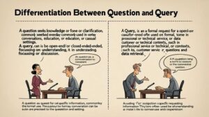 Differentiation Between Question and Query - Teacher's Guide