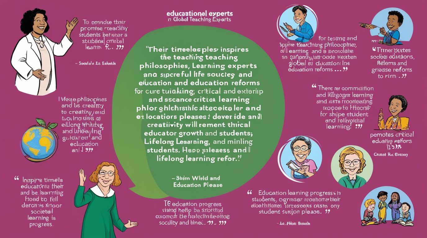 Quotations by Educational Experts and Their Impact - Teacher's Guide