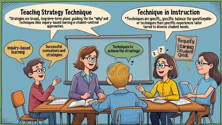 Strategy vs. Technique in Instruction - Teacher's Guide