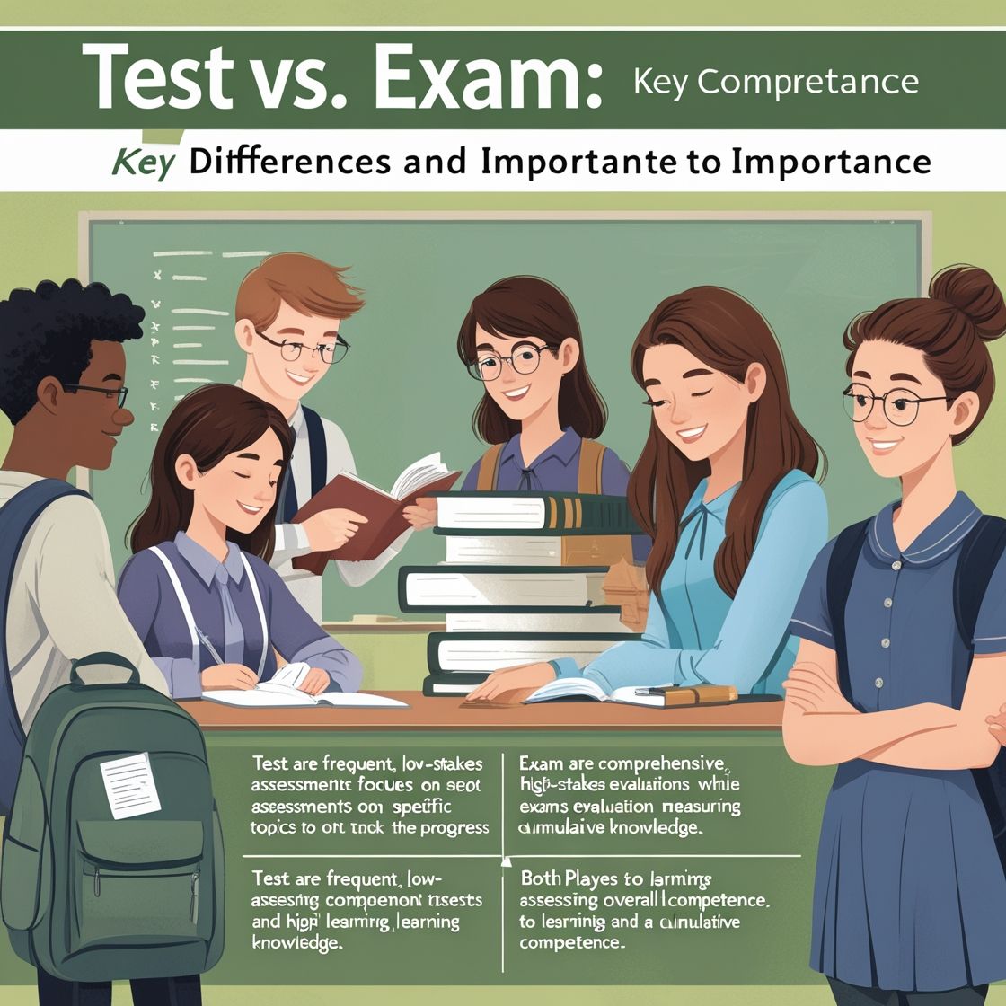 Test vs. Exam the Difference and Significance - Teacher's Guide