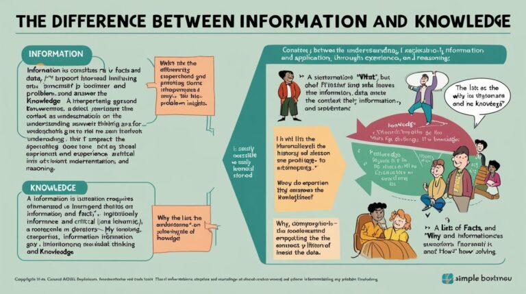 Information Vs.Knowledge - Teacher's Guide
