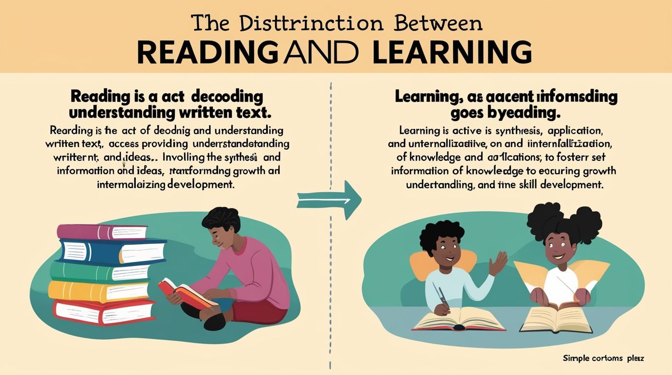 The Distinction Between Reading and Learning - Teacher's Guide