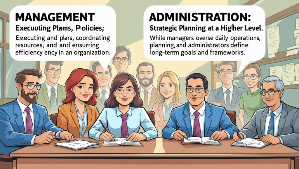 Management vs. Administration in Education - Teacher's Guide