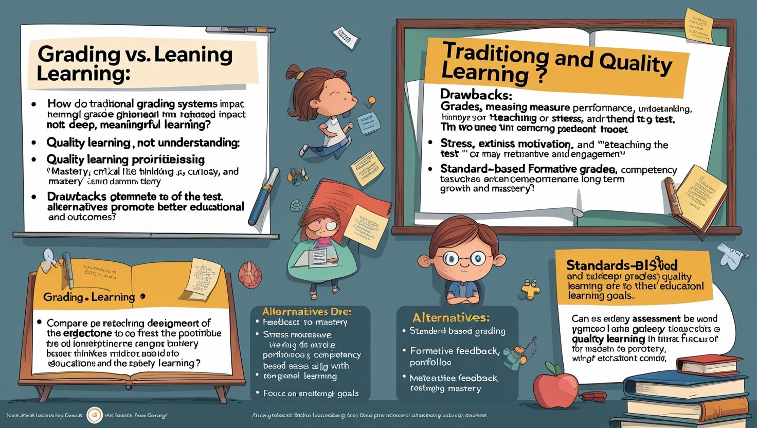 Grading vs. Quality Learning in Education - Teacher's Guide