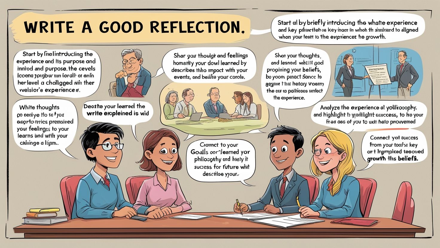 How to write a good reflection - Teacher's Guide