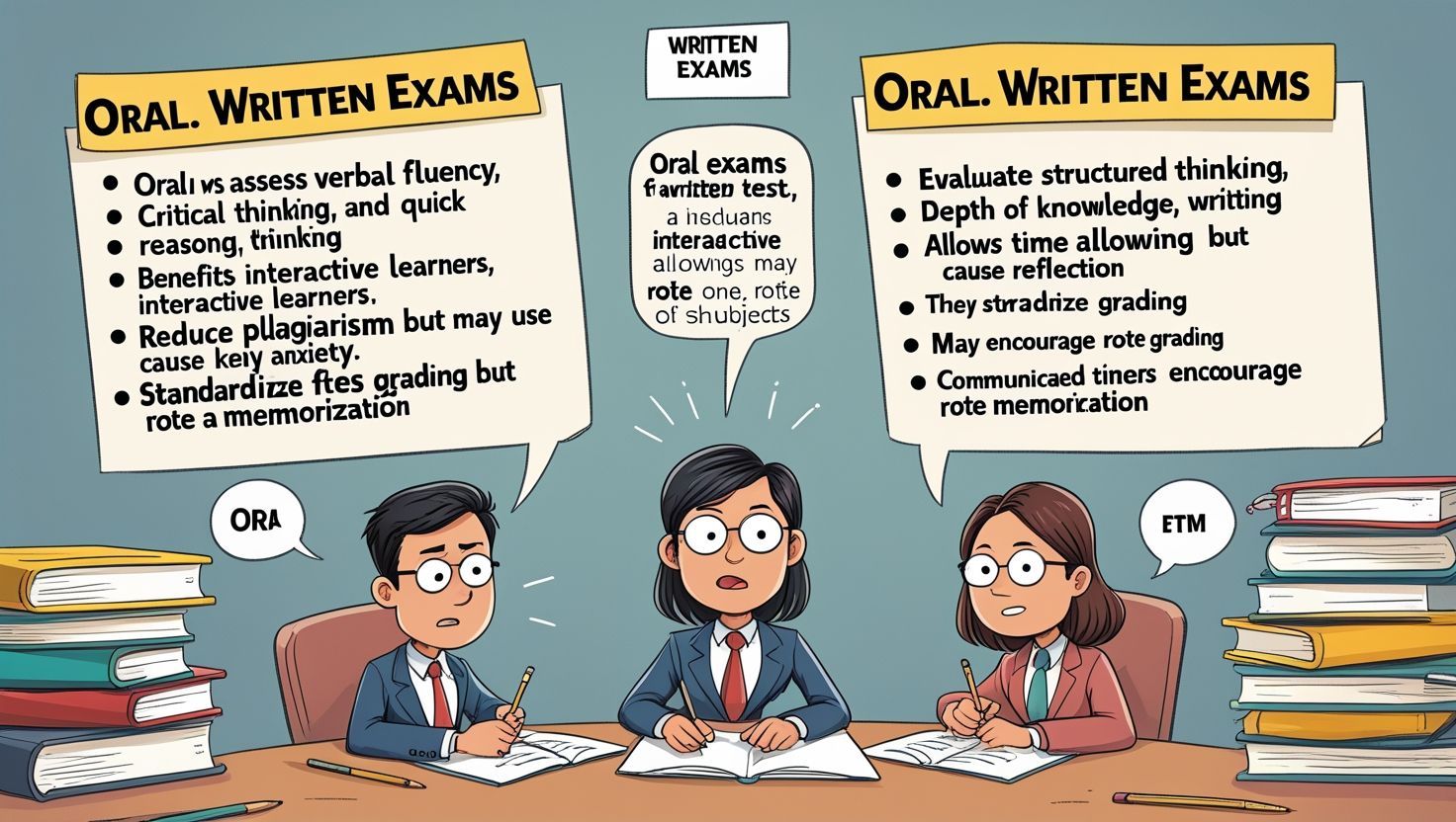 Oral vs. Written Exams in Education - Teacher's Guide