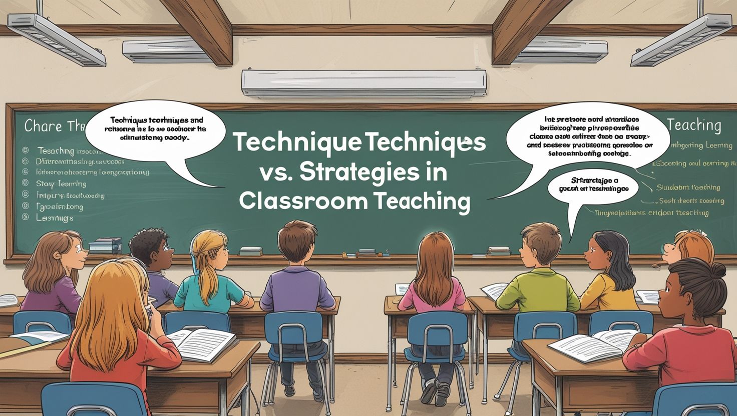 Techniques vs. Strategies in Classroom Teaching - Teacher's Guide