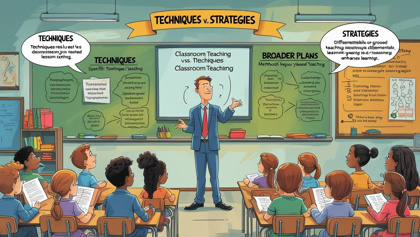 Techniques vs. Strategies in Classroom Teaching - Teacher's Guide