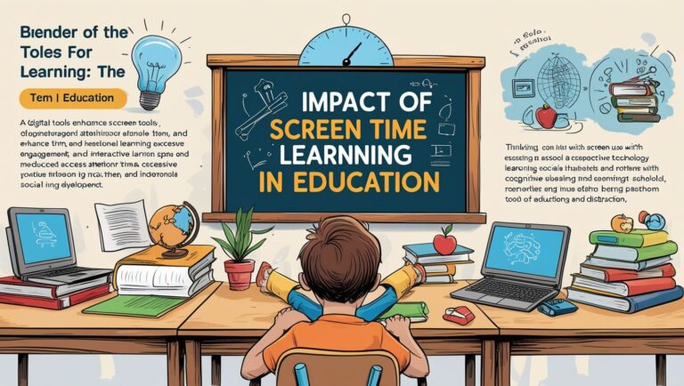 The Impact of Screen Time on Learning in Education - Teacher's Guide