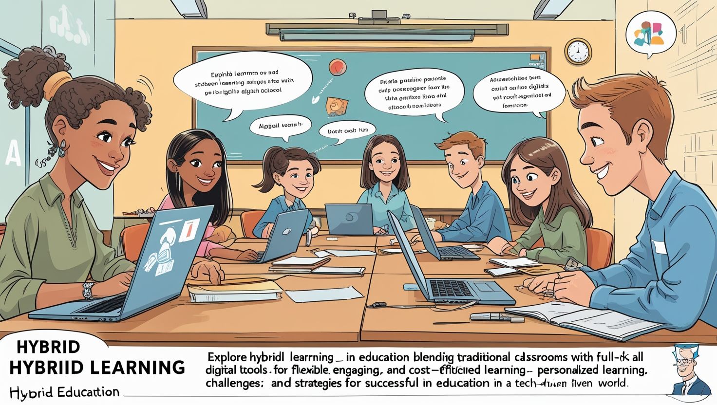 Hybrid Learning Models in Education and Digital Classrooms - Teacher's ...