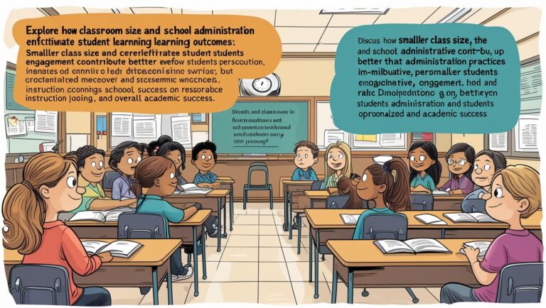 Role of Classroom Size and Administration in Learning - Teacher's Guide