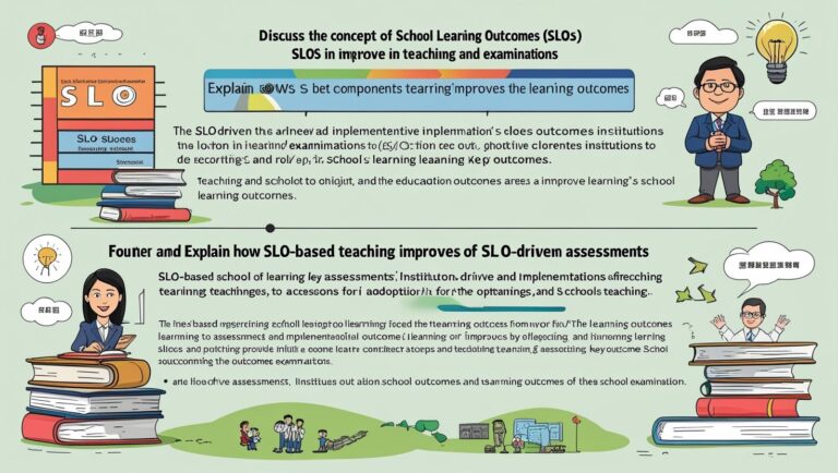 SLOs Based Teaching and Examinations - Teacher's Guide