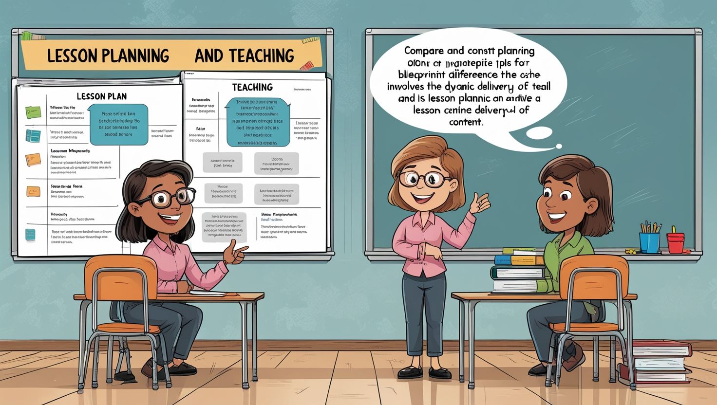 Lesson Plan vs. Teaching in Education - Teacher's Guide