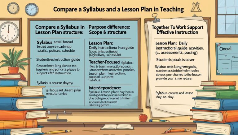 Syllabus vs. Lesson Plan in Teaching - Teacher's Guide