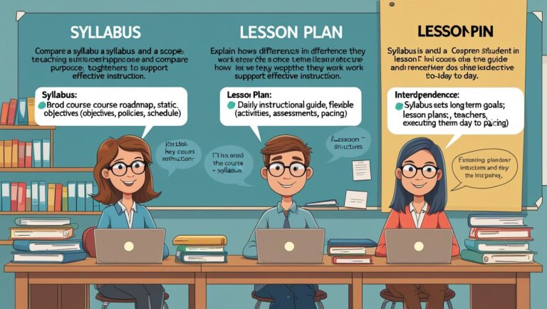 Syllabus vs. Lesson Plan in Teaching - Teachers Guide