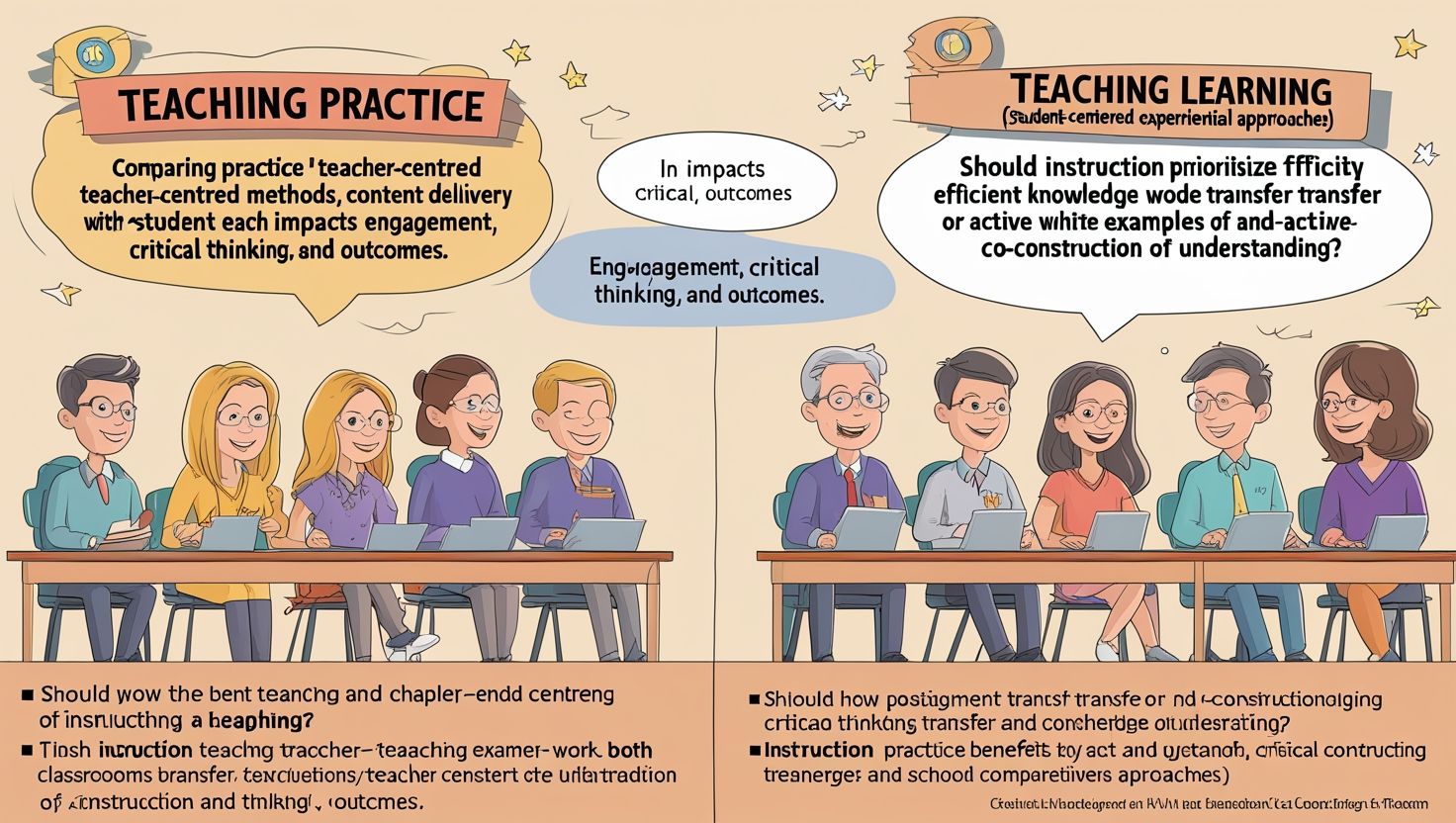 Teaching Practice vs. Teaching Learning - Teacher's Guide