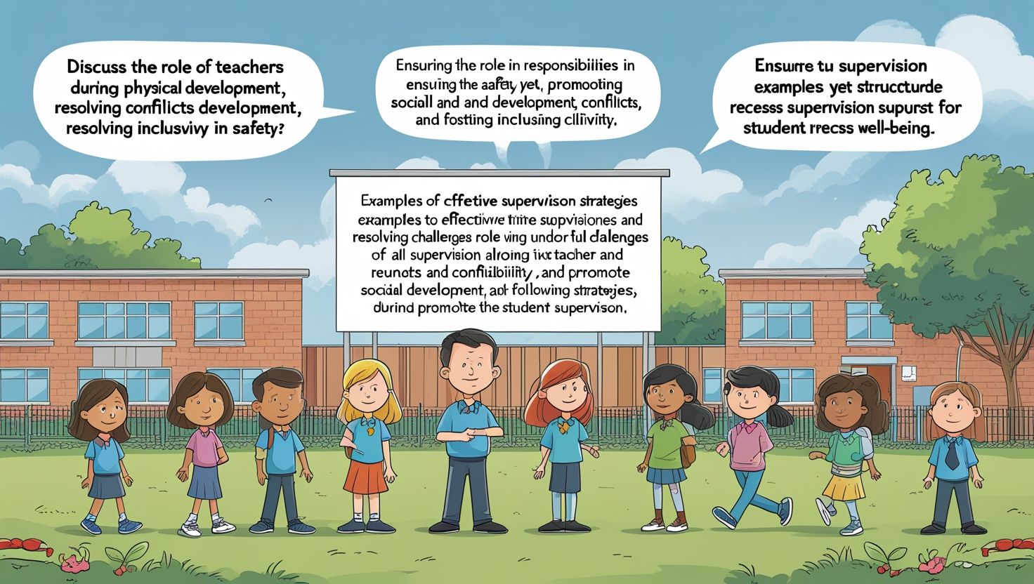 The Role of Teachers During Recess Time at School - Teacher's Guide