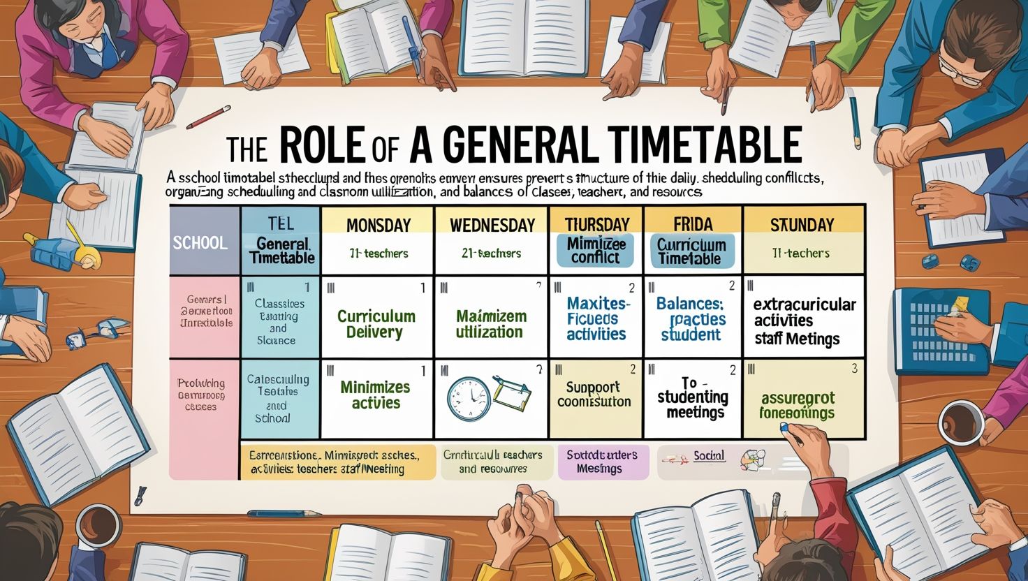 The role of a General Timetable in a school - Teacher's Guide