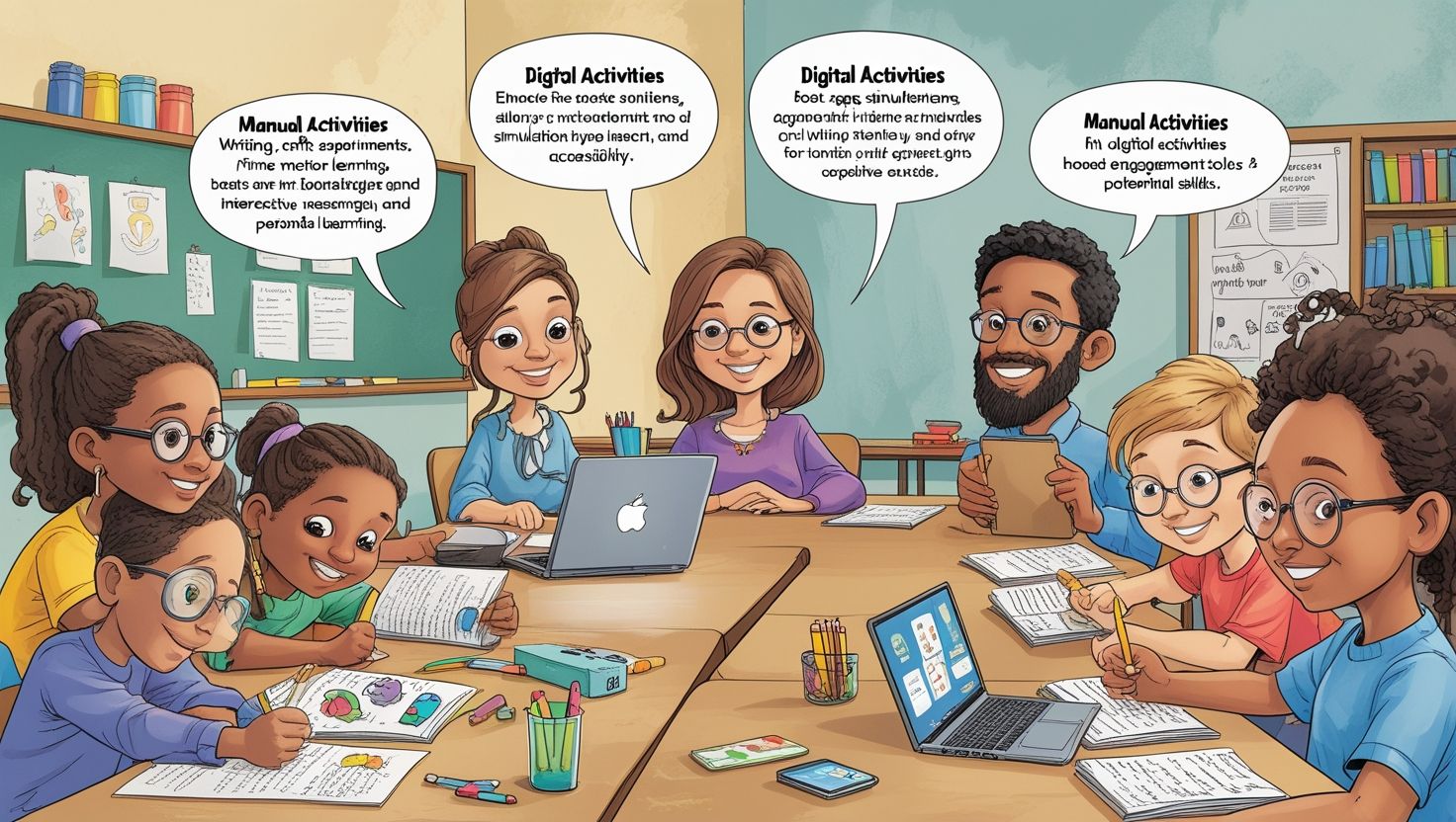 Manual vs Digital Activities in the Classroom - Teacher's Guide
