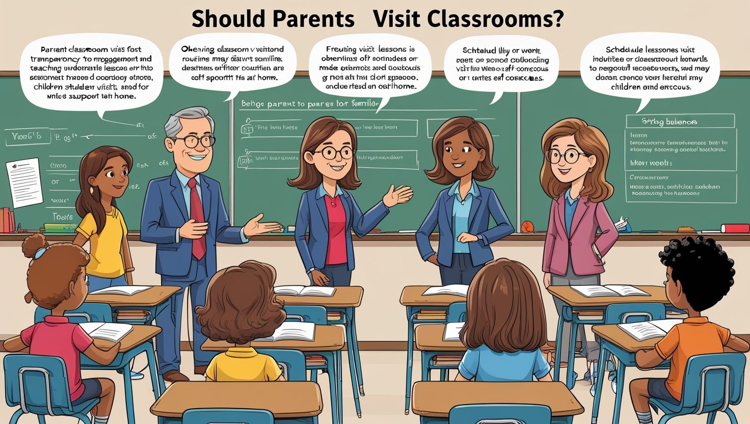 "Should Parents Visit Classrooms?" - Teacher's Guide
