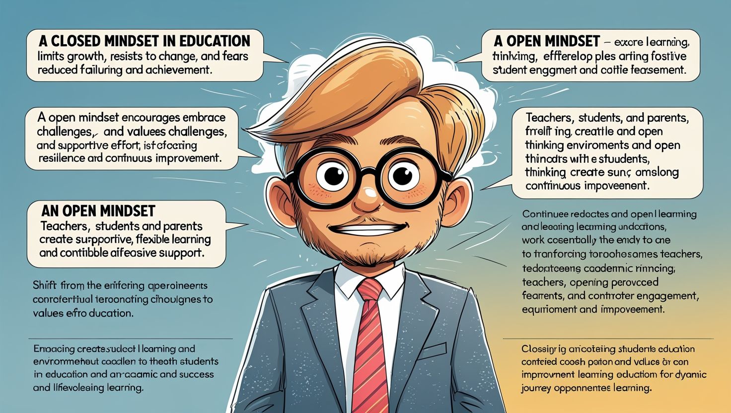 Closed Mindset vs. Open Mindset Impact on Education - Teacher's Guide
