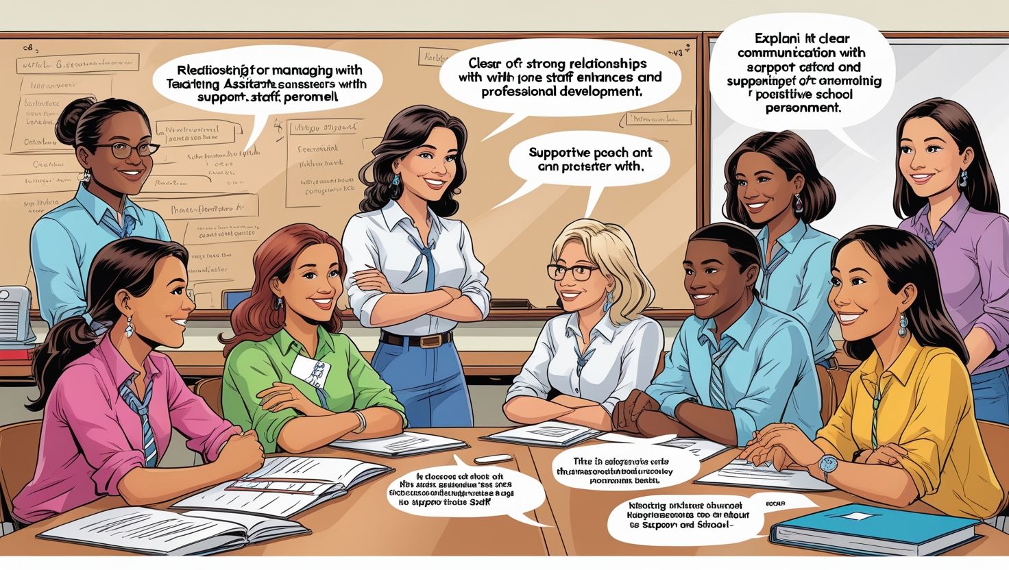 How to Deal with Supportive Staff at a School in Education - Teacher's ...