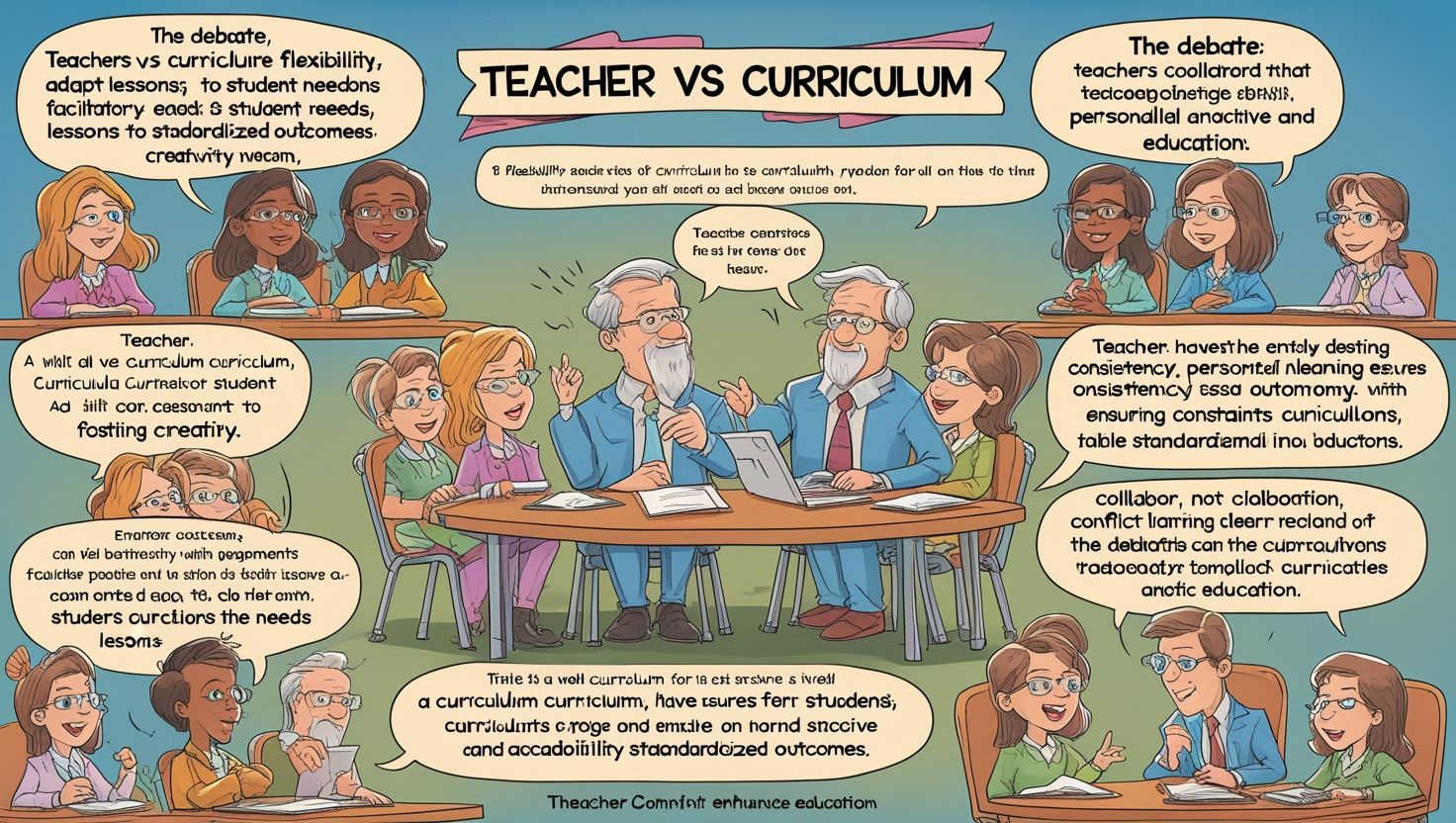 "Teacher vs Curriculum in Education" - Teacher's Guide
