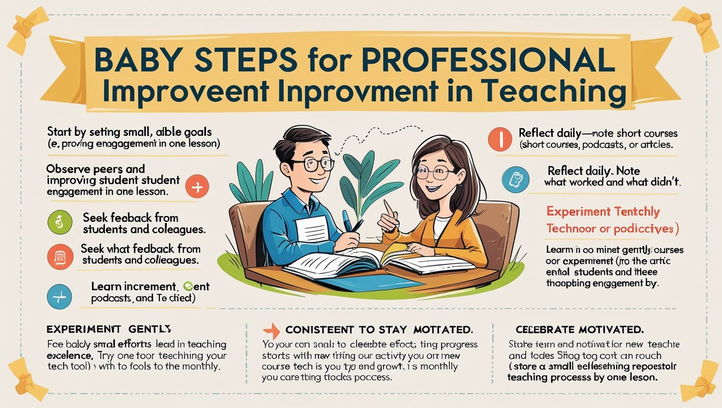Baby Steps for Professional Improvement in Teaching - Teacher's Guide