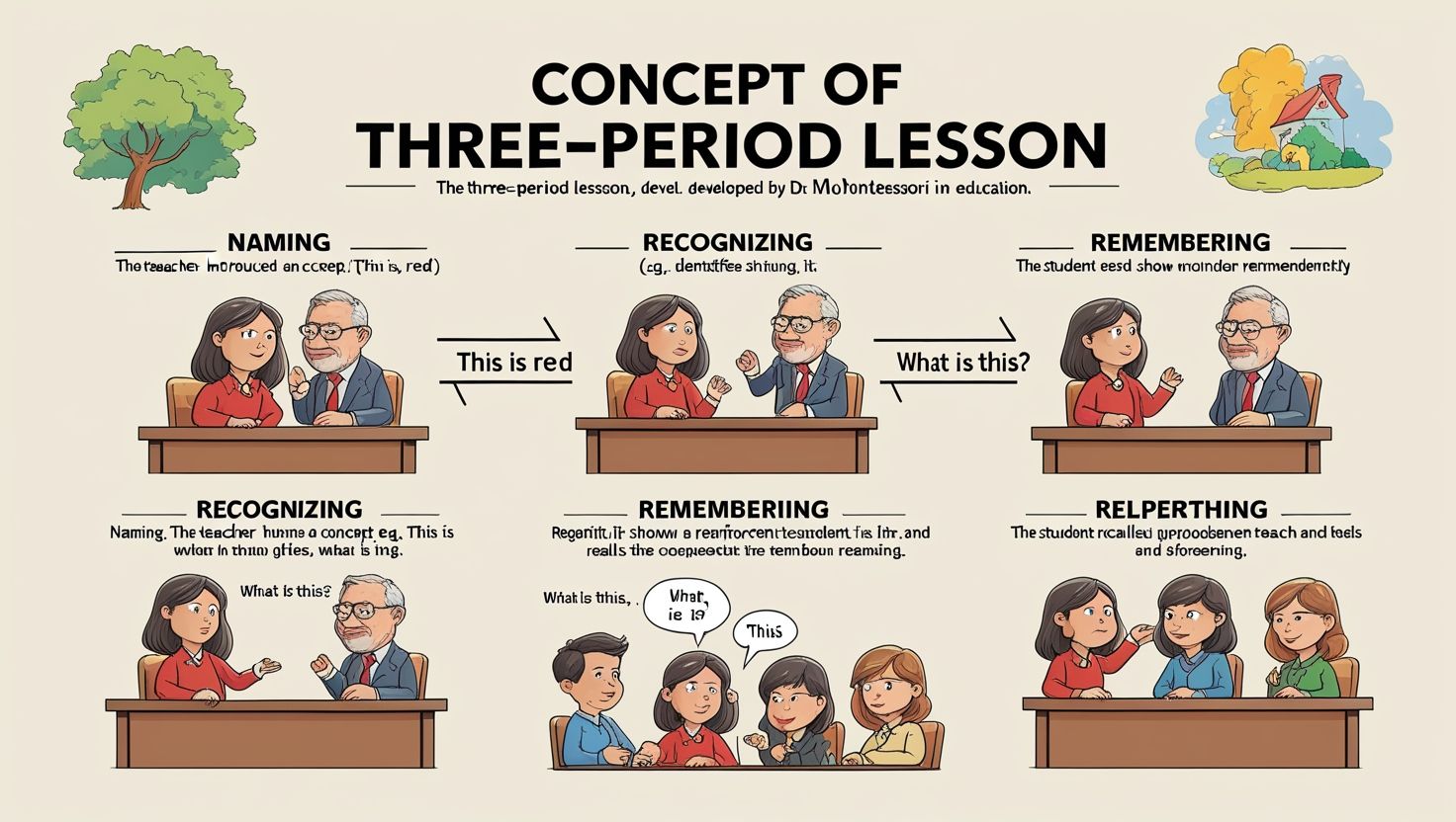 Concept of Three Period Lesson in Education - Teacher's Guide