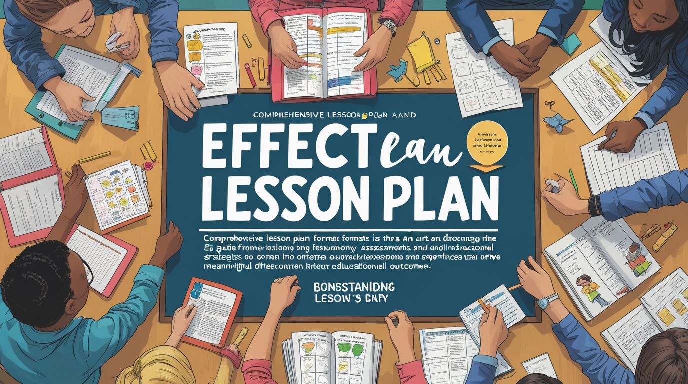 Comprehensive Lesson Plan Formats and Theories in Education - Teacher's ...