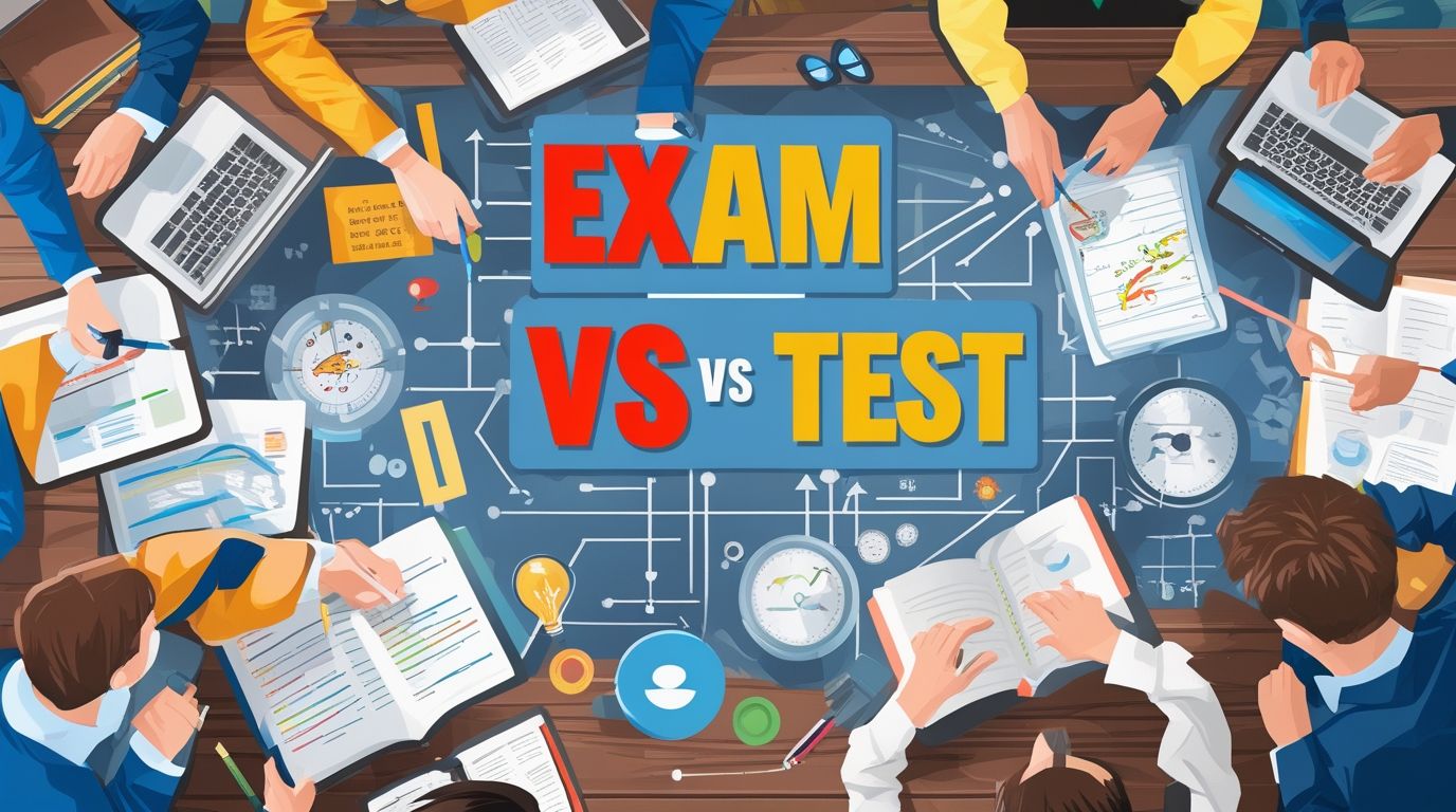 Exam vs Test in Education - Teacher's Guide